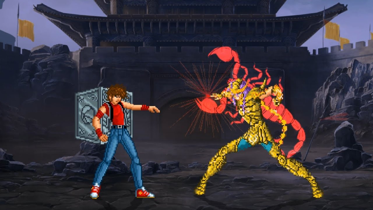 SEIYA vs SCORPIO MILO - The most epic fight ever made - YouTube