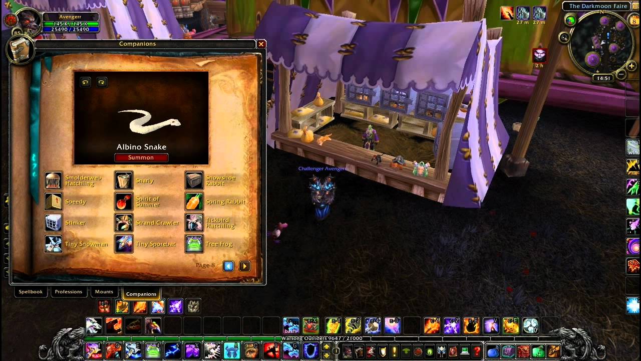 The Darkmoon Turtle- WoW Companion pet - YouTube