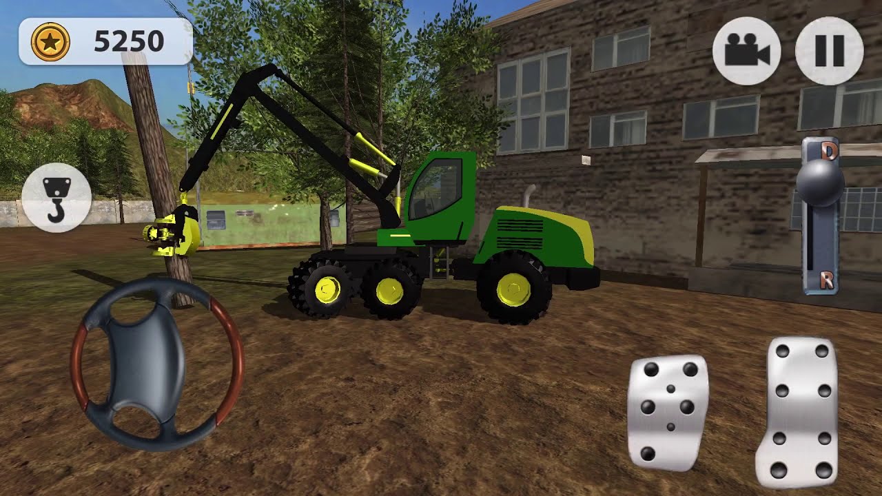 Sawmill simulator #2 android game - YouTube