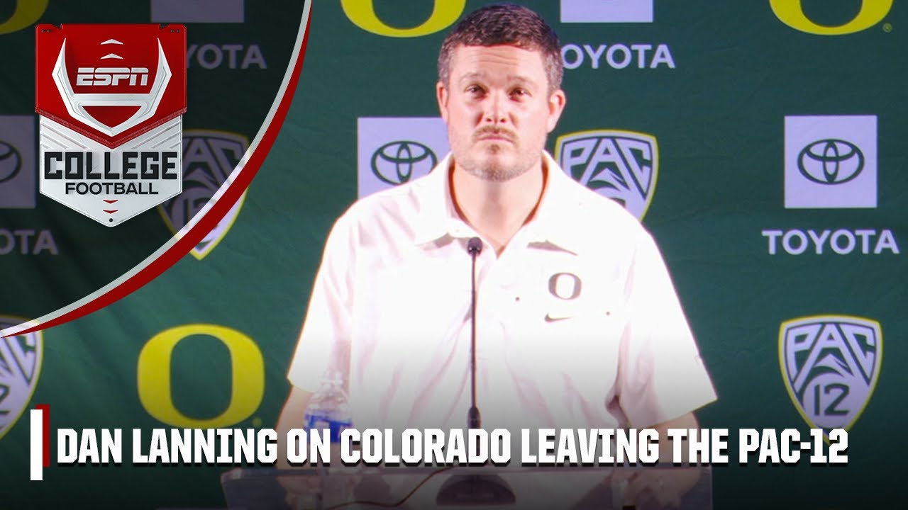 'Do you remember them winning anything?' - Dan Lanning disses Colorado leaving the Pac-12 😶 ...