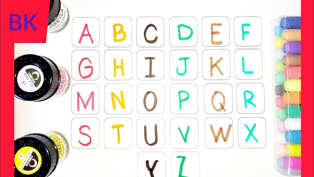 Complete ABC | ABCD | A for Apple | B For Ball | C for Cat | Phonics ...