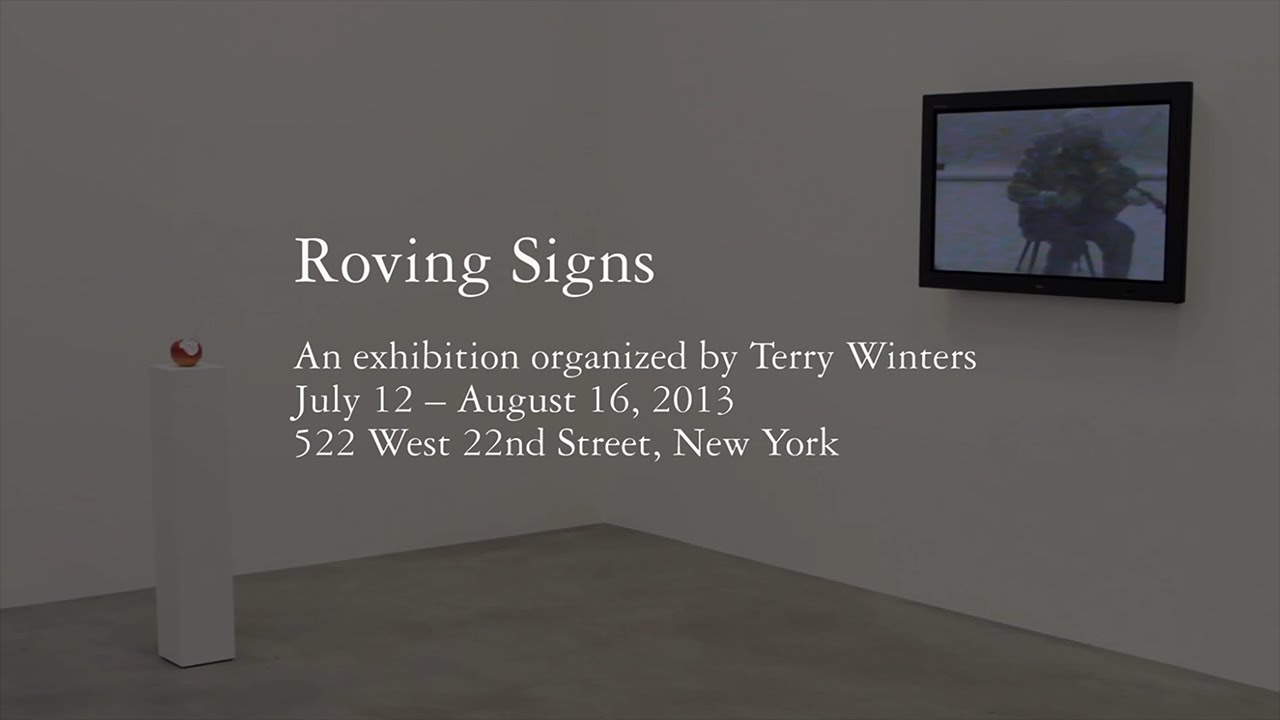 Roving Signs: An exhibition organized by Terry Winters - YouTube
