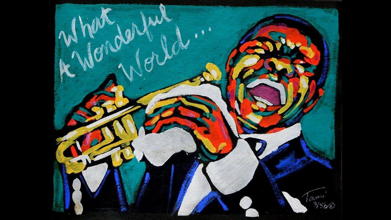 What a wonderful world Louis Armstrong 2016 - Harp Cover by Michigan ...