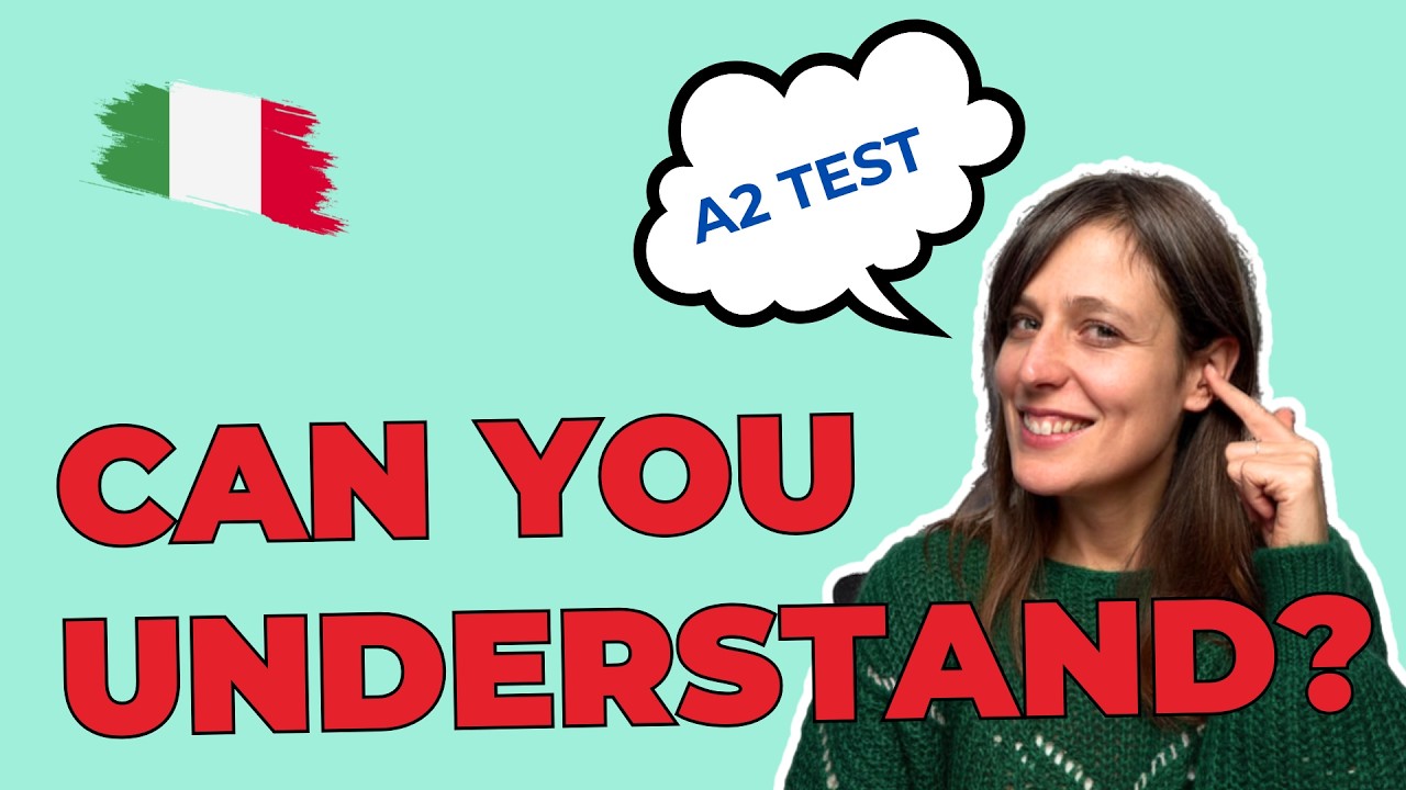 Italian Listening Practice A2 | Real Native Conversation (with Quiz ...