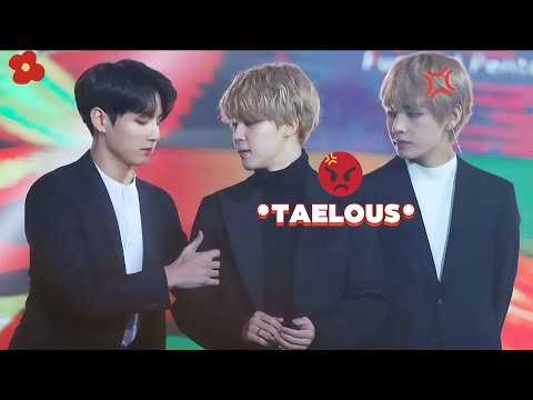 Taehyung's reaction to jikook flirting💢😡 #taekook #jikook #jealousy  #fyp #trending