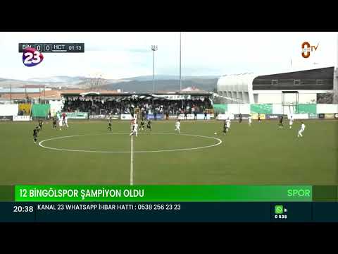 12 BİNGÖLSPOR ŞAMPİYON OLDU