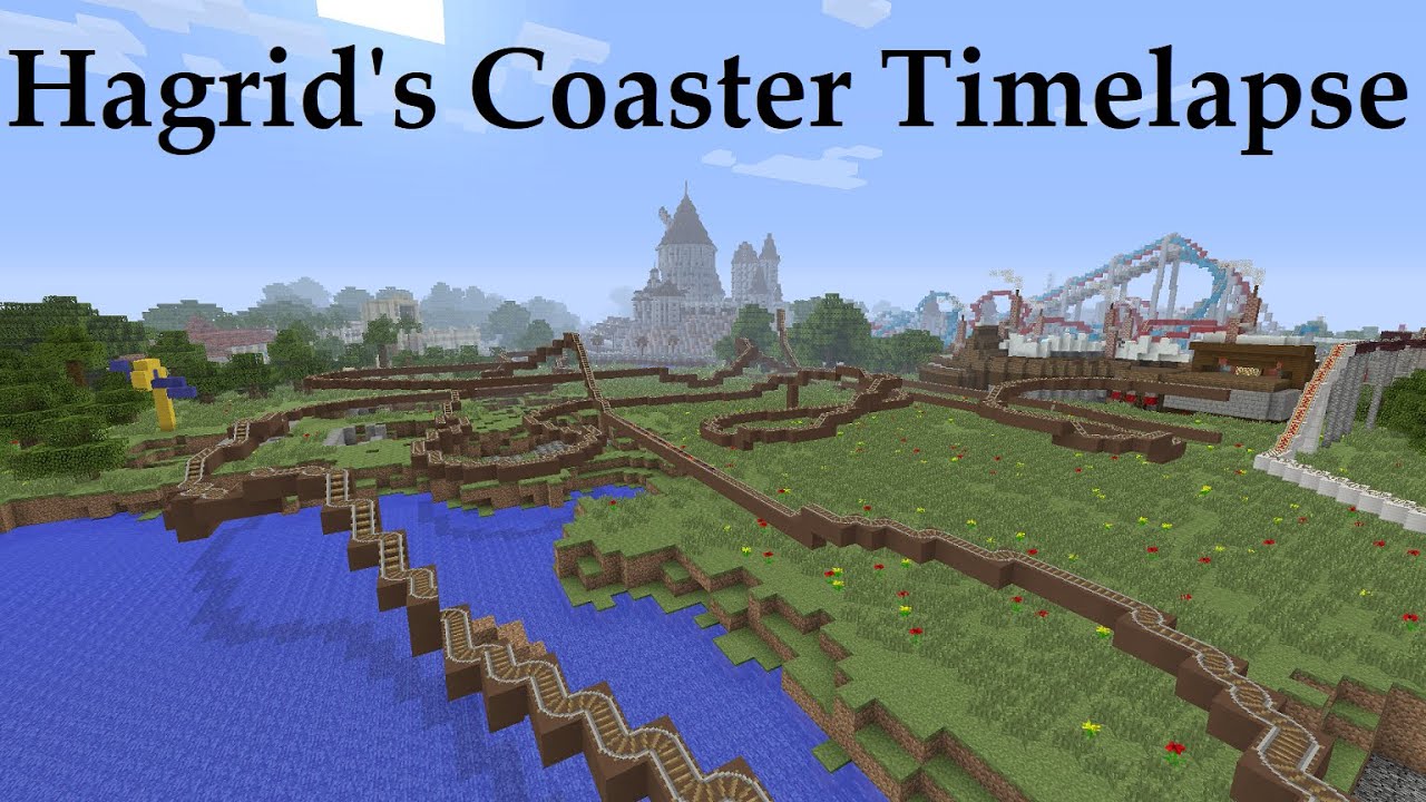 Hagrid's Coaster Timelapse Part 1 Minecraft (Track layout) - YouTube