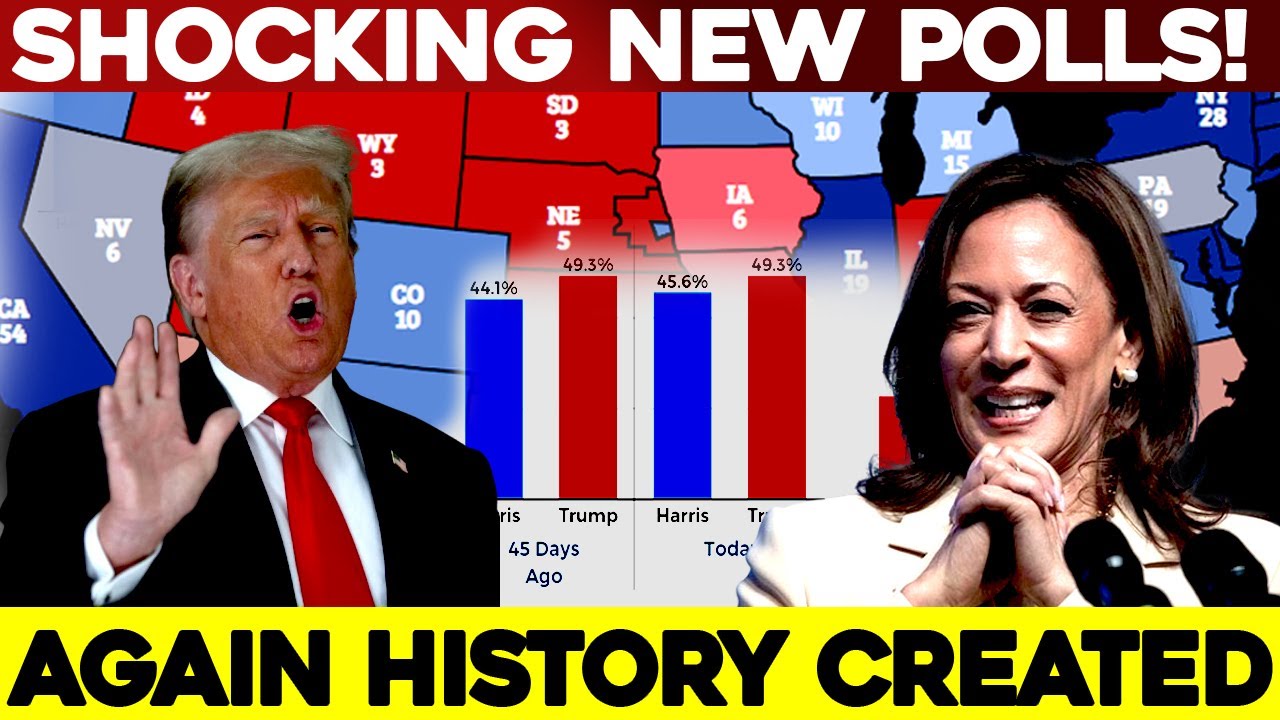 SHOCKING Map Base New Swing State Polls Today ( 24 October ) 2024 ...