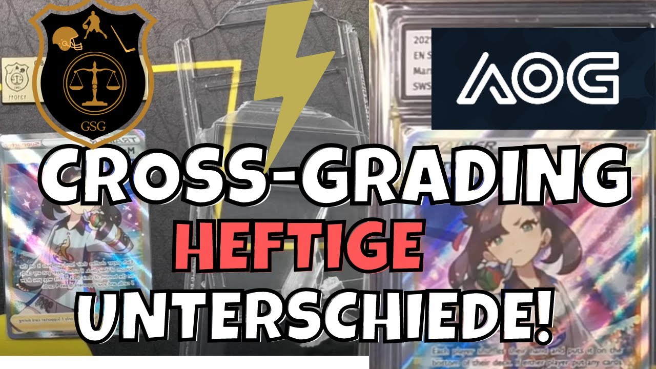 CROSS GRADING! GSG vs. AOG im Vergleich! Wer bewertet wie? Unterschiede im Grading? - YouTube