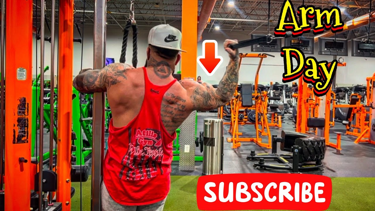 Day 80 - Lean Bulk - Arm day all supersets - YouTube