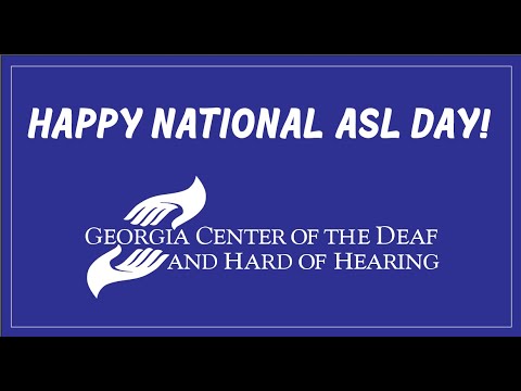 Happy National ASL Day 2022! - YouTube