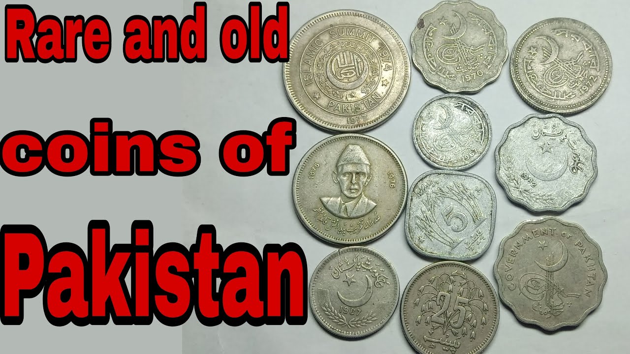 Rare and old coins of Pakistan , purane sikke - YouTube