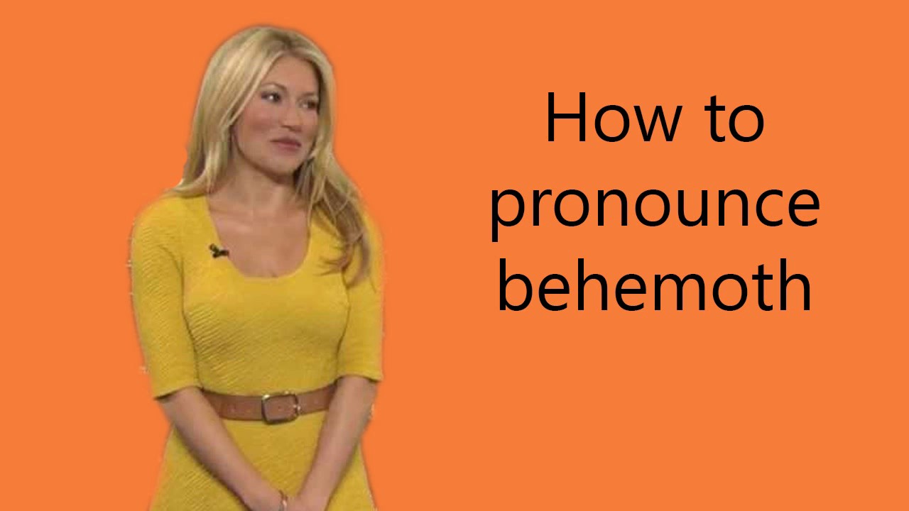 How to pronounce behemoth - YouTube