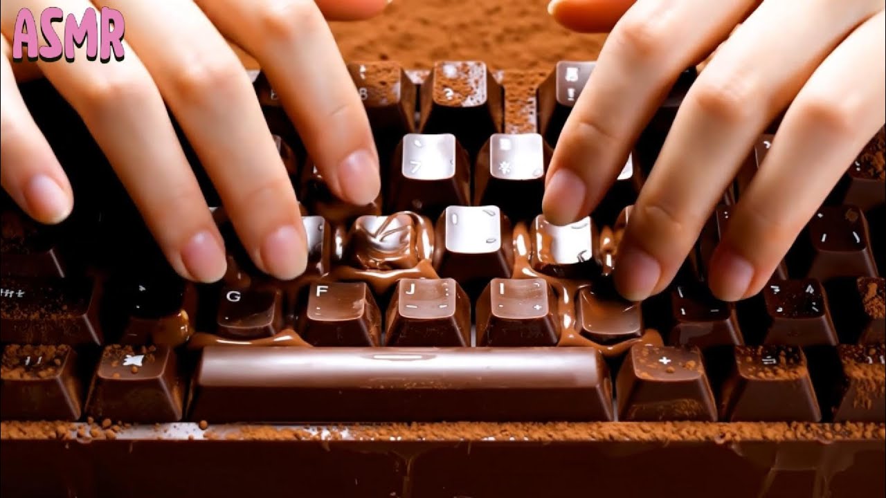 【AI ASMR】まるごとスイーツキーボード🍓 | Hyper Realistic Dessert Keyboard Typing - YouTube