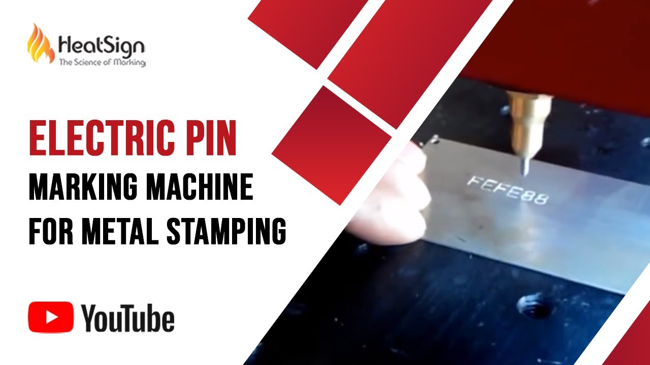 Fast & Easy Metal Pin Stamping with Electric Pin Marking Machine - YouTube