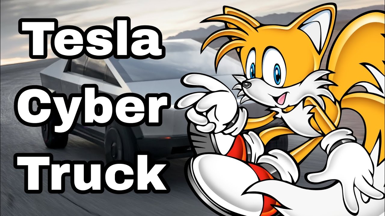 Tesla Cybertruck but its Sonic The Hedgehog - YouTube