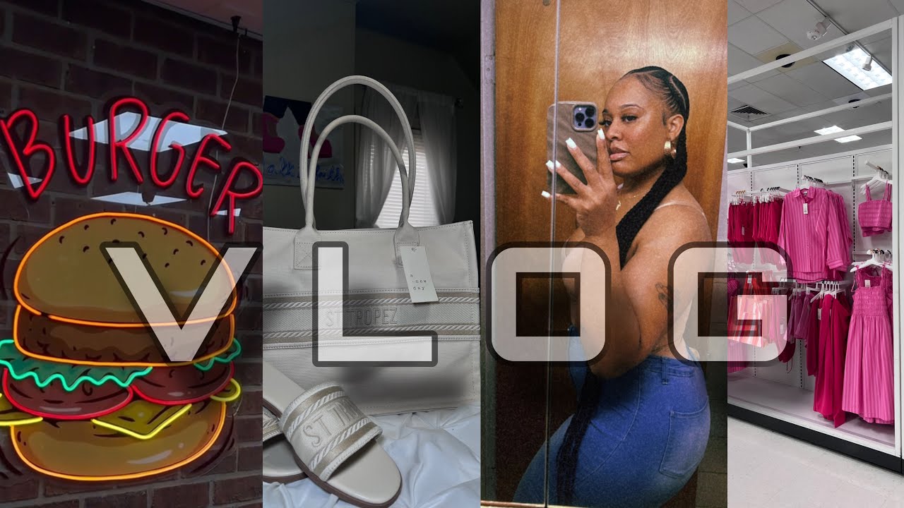 VLOG | AMAZON HEELS UNBOXING | TARGET UGLY SPRING OUTFIT 👎🏽 LUNCH DATE ...