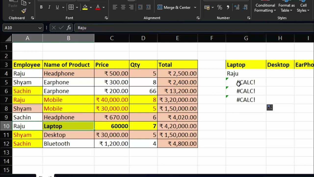 How to use filter function to filter given criteria in Ms Excel in hindi@COMPUTEREXCELSOLUTION ...
