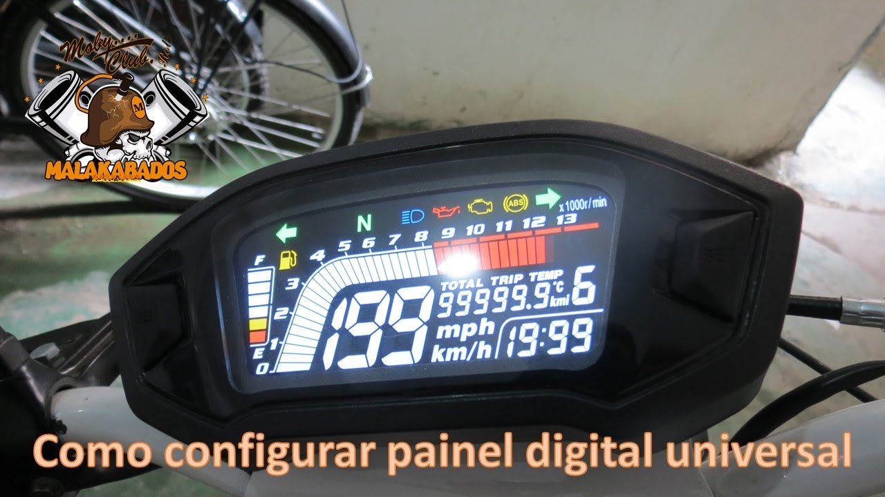 Como configurar painel digital universal 2 - YouTube