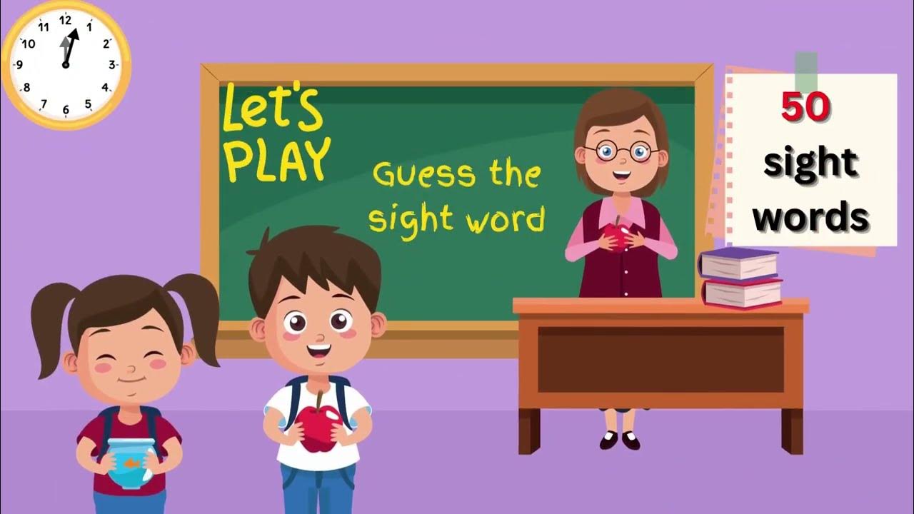 Guess the Sight Word A Fun and Interactive Learning Game for Young ...