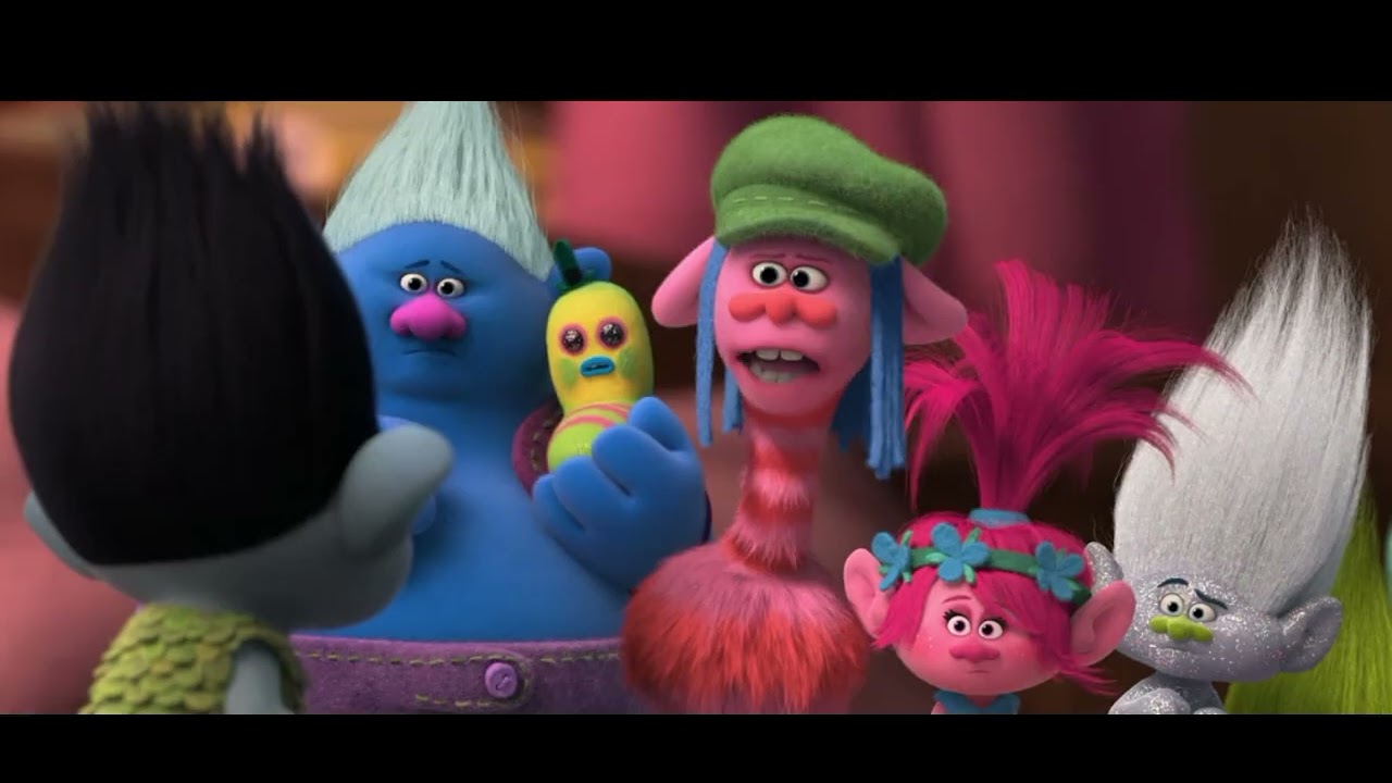 Trolls 2016 Branchs Happy Shout Scene Youtube