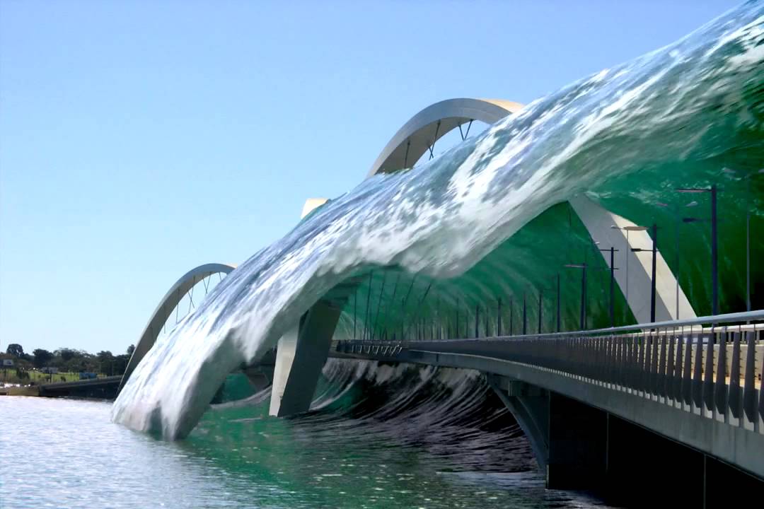 Animation - Blender Tsunami - Lago Paranoá - YouTube