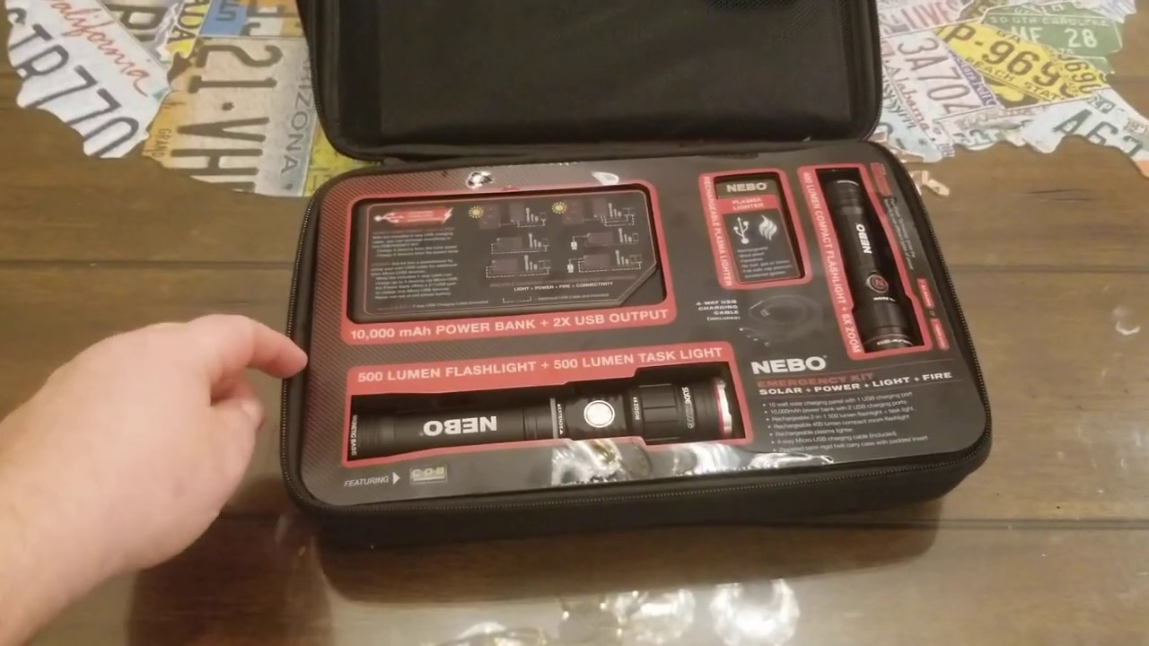 NEBO TOOLS Emergency Prep Kit Review - YouTube
