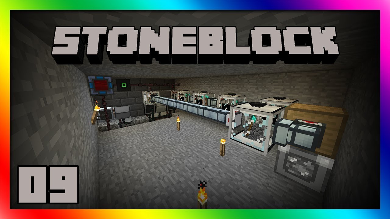 Stoneblock - Ore Processing setup 2.0! Episode 9 [Modded Minecraft 1.12 ...