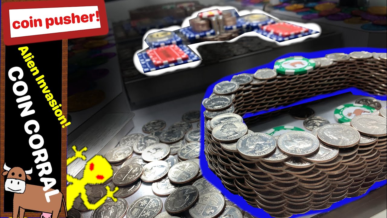 Coin Tower Corral Inside a Coin Pusher! Alien Invasion! Ep 45 - YouTube