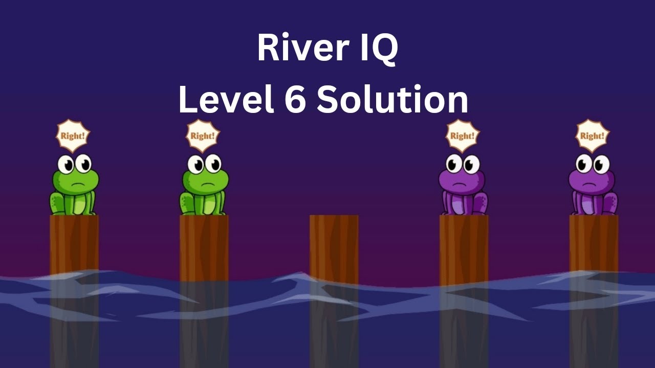 River crossing IQ - IQ test Level 6 solution - YouTube