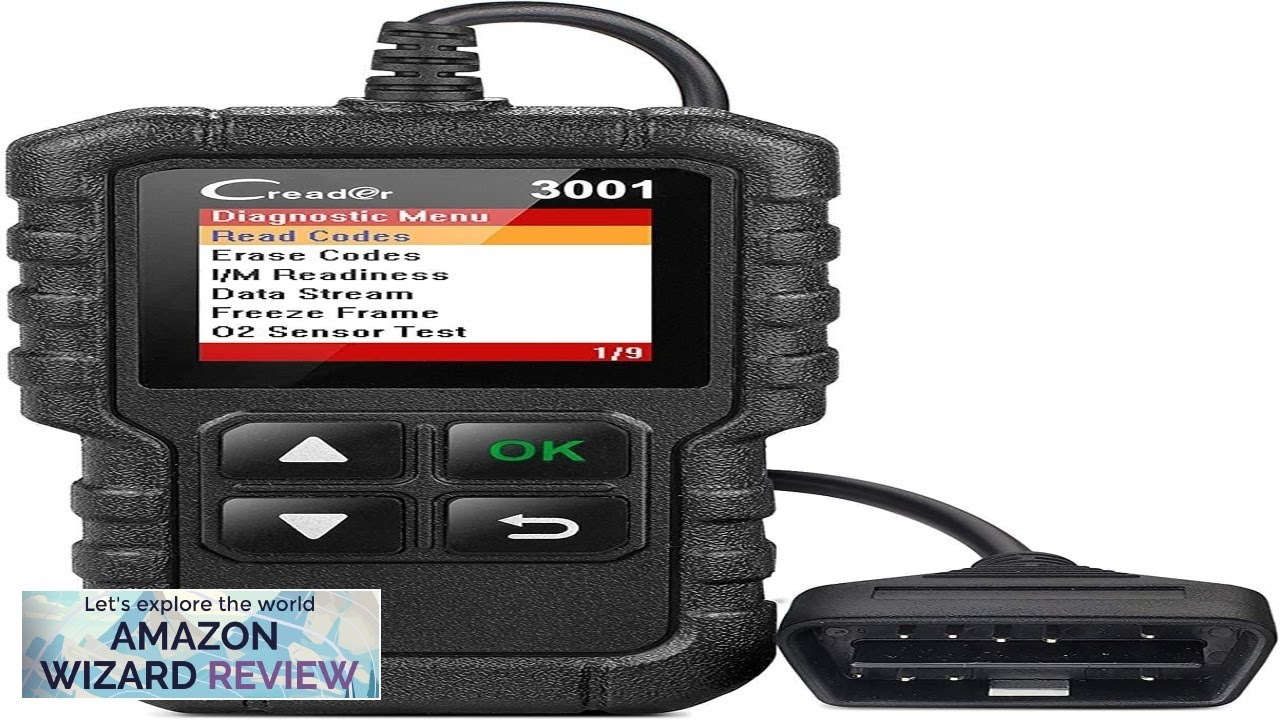 LAUNCH Creader 3001 OBD2 Scanner-2024 Upgrade Ver. Engine Fault Code ...