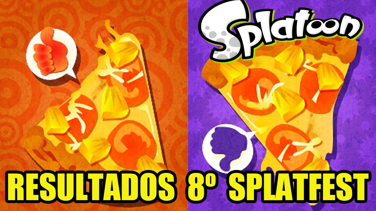 Splatoon: resultados del 8º splatfest Europeo pizza con piña vs pizza ...