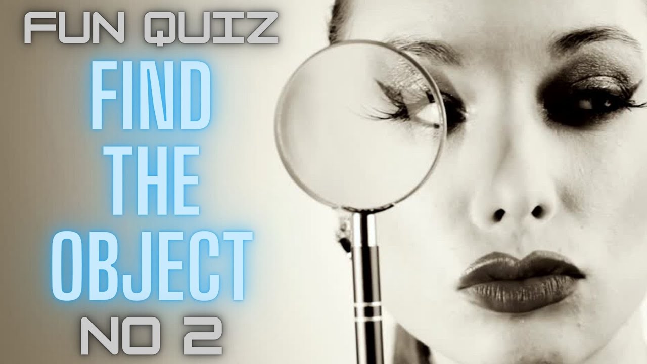FIND THE OBJECT - EYE TEST No2 - YOU WON'T GET ALL THREE - YouTube