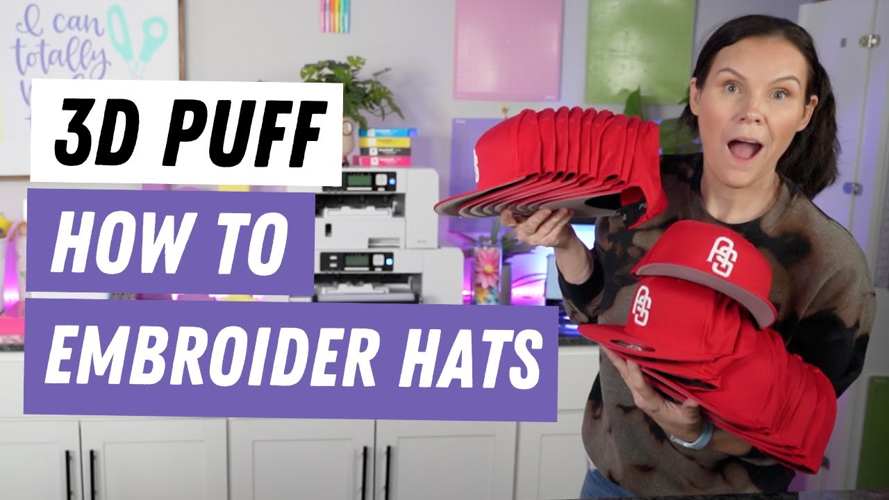 Make Money With 3D Puff Hats - YouTube
