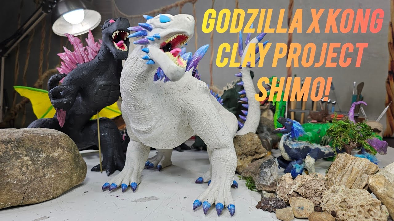 Legendary Godzilla Stop Motion - Godzilla x Kong New Kaiju Shimo Titan ...