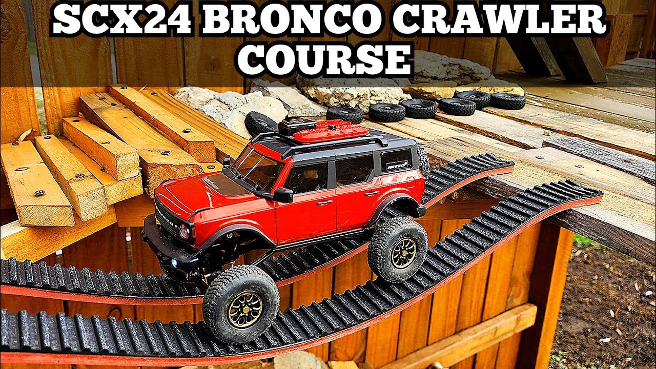 Axial Scx24 Bronco Back Yard Crawler Course - YouTube