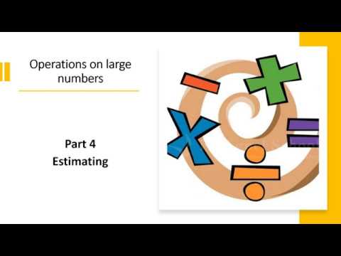 Estimate sum, difference, product and quotient - YouTube