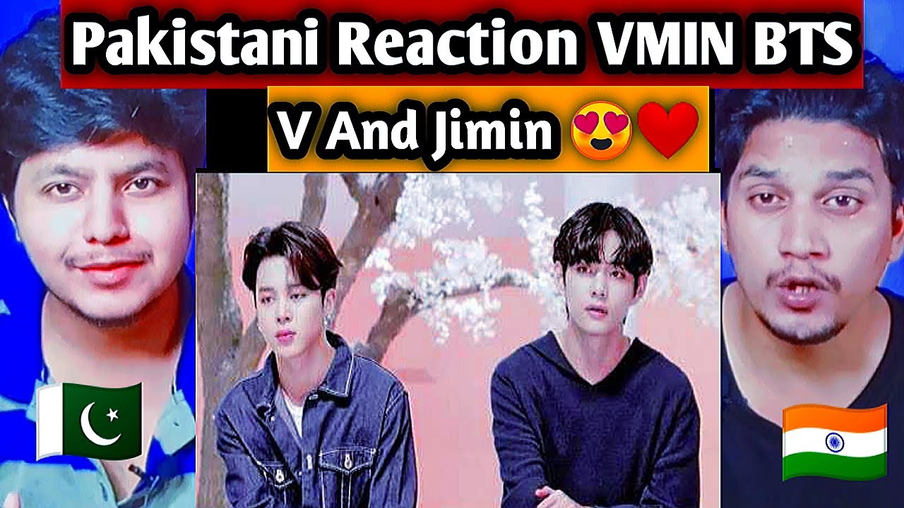 Pakistani reacts to BTS VMIN 💜 Cute and funny Moment💜 | V And Jimin 💜 ...