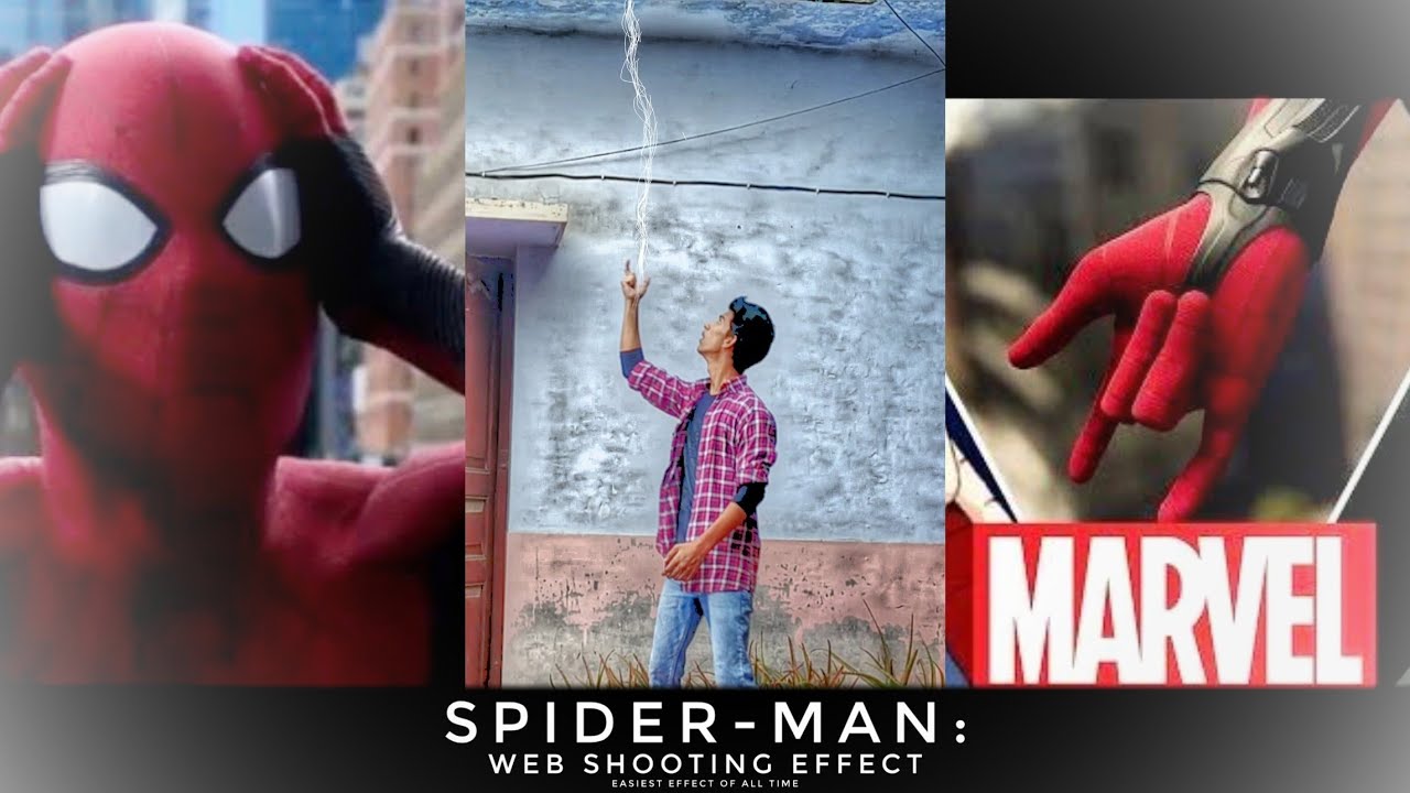 spiderman web effect | after effect tutorial - YouTube