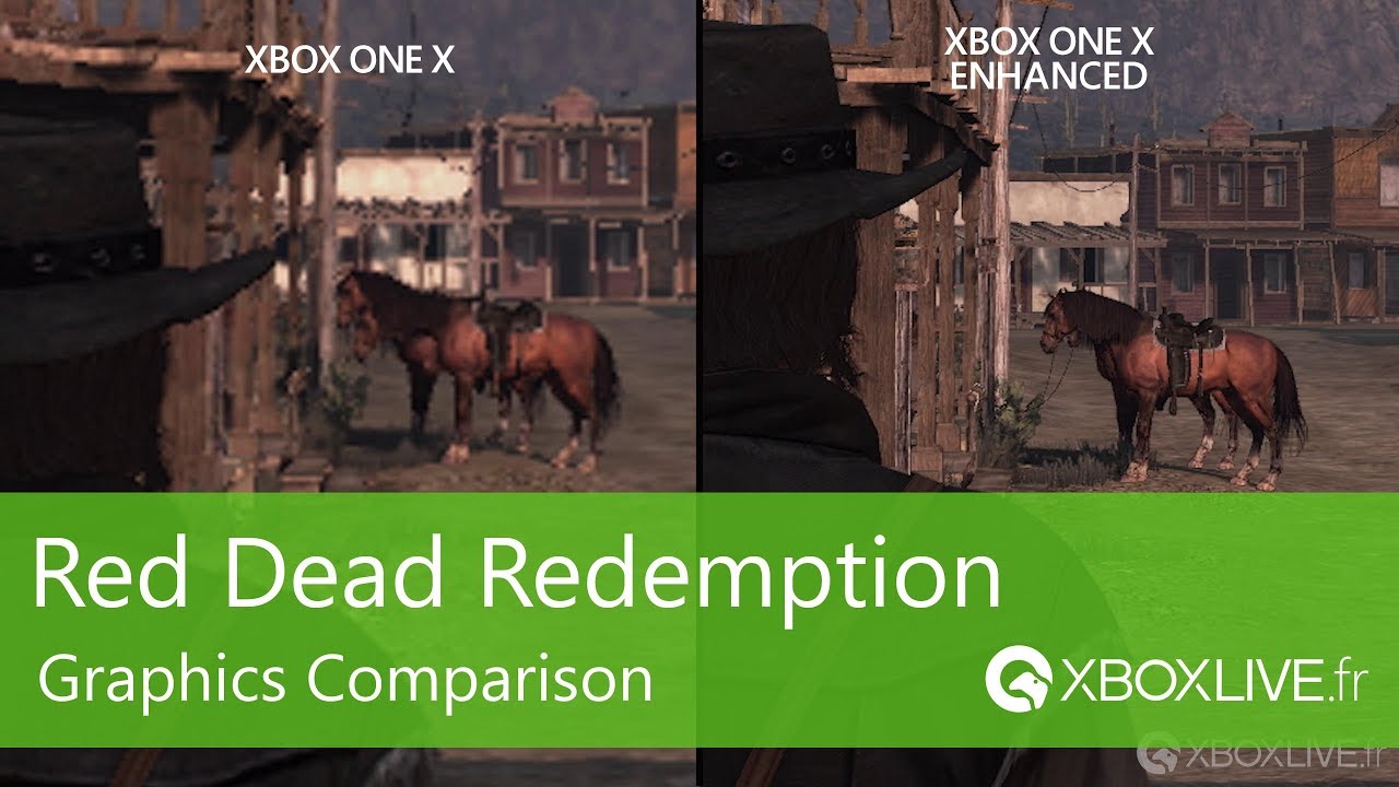 [4K] Red Dead Redemption - Gaphics Comparison Xbox One X Enhanced - YouTube