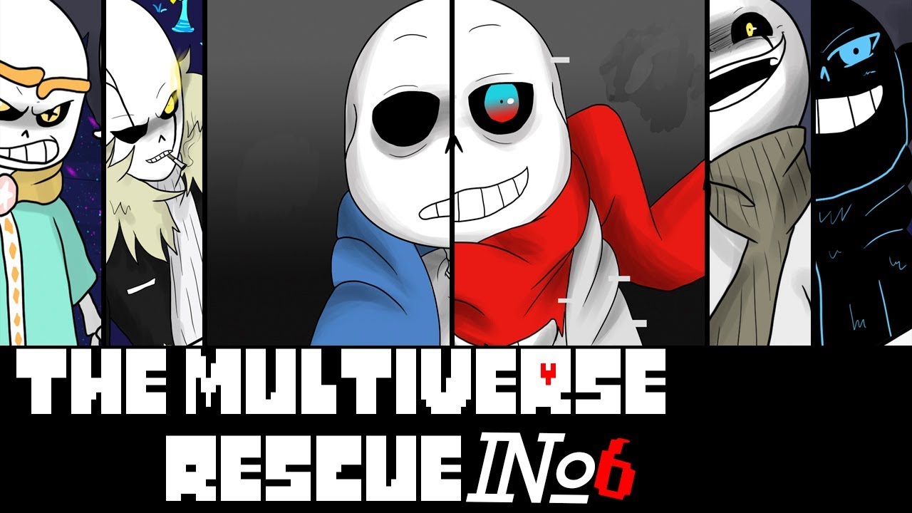 Comics The Multiverse Rescue | Undertale Глава 3 часть 6 (Озвученный ...