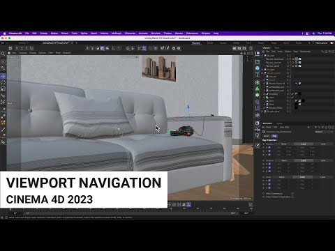 Cinema 4D 2023 - Viewport Navigation - YouTube