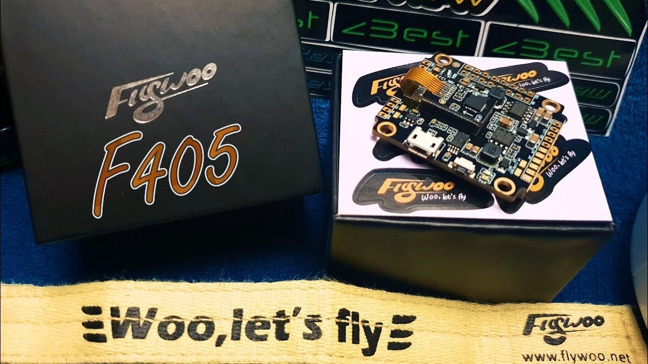 Полетный Контроллер FLYWOO F405 F4 OSD, 5V, 9V 1.5A BEC ICM20689/MPU6000 Gyro! flywoo.net - YouTube