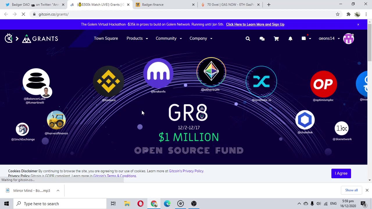 How to Donate to Gitcoin Grants and Get Badger Airdrop - YouTube