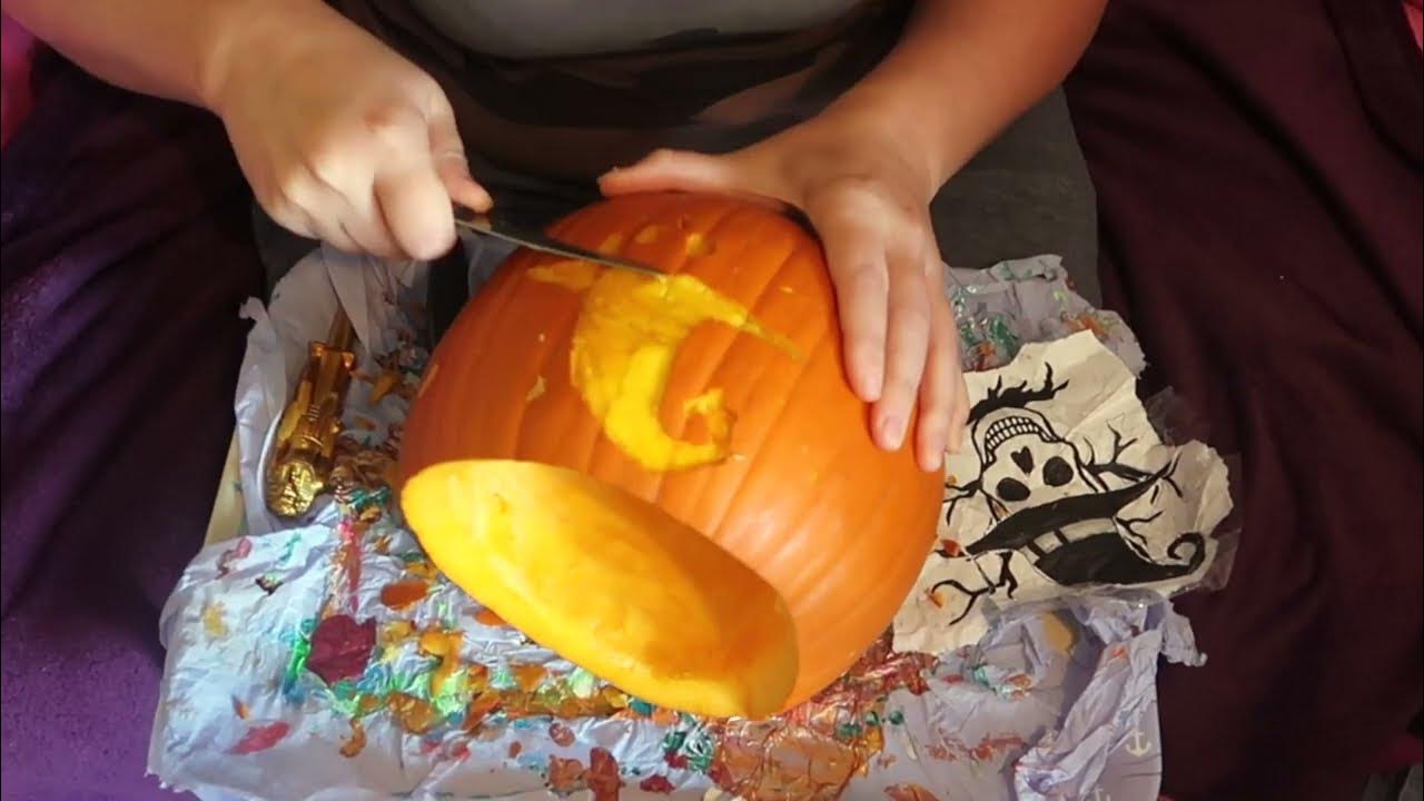 Watch #Pumpkin #Carving / Create Incredible Jack-O-Lantern From 3 # ...