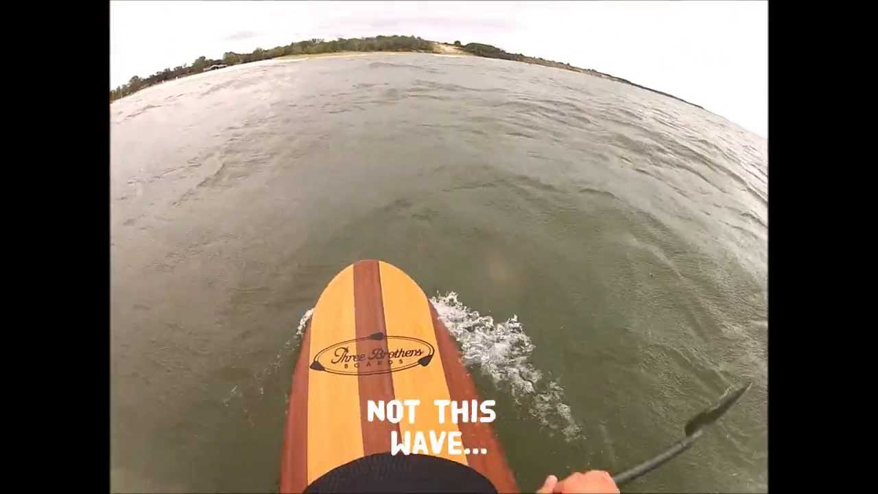 Manistee Michigan Stand Up Paddle Surfing Labor Day 2013 - YouTube