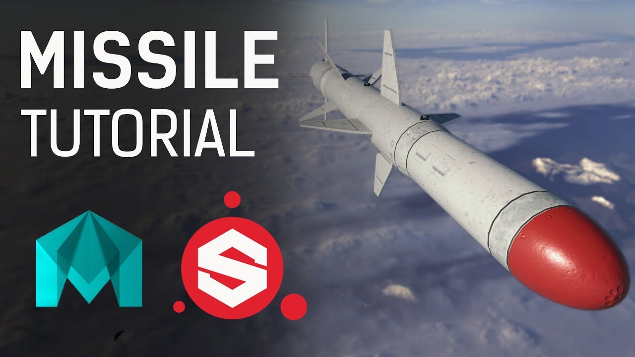 3D Missile ~ Modeling | UVing | Texturing Tutorial - YouTube