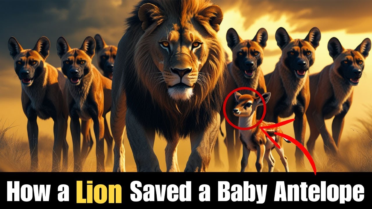 FROM Predators To Protector | How A Lion Save A baby Antelope - YouTube