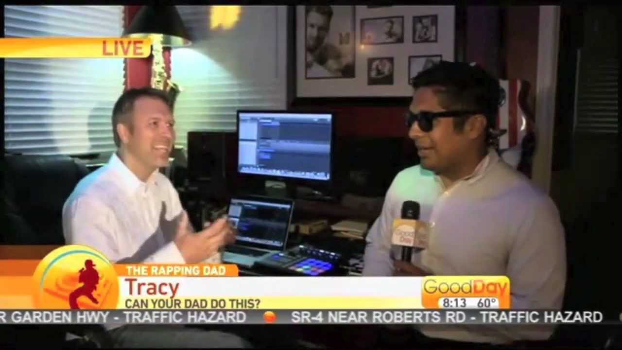 Rapping Dad Derek Clark Raps on Good Day Sacramento - YouTube