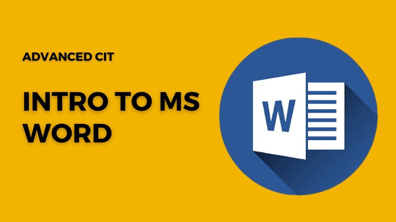 Intro to MS Word [part 2] | Advanced CIT Course | BMJ Digital Education ...
